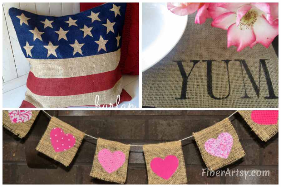 25 Fall and Thanksgiving Crafts with Burlap Fabric - FiberArtsy.com